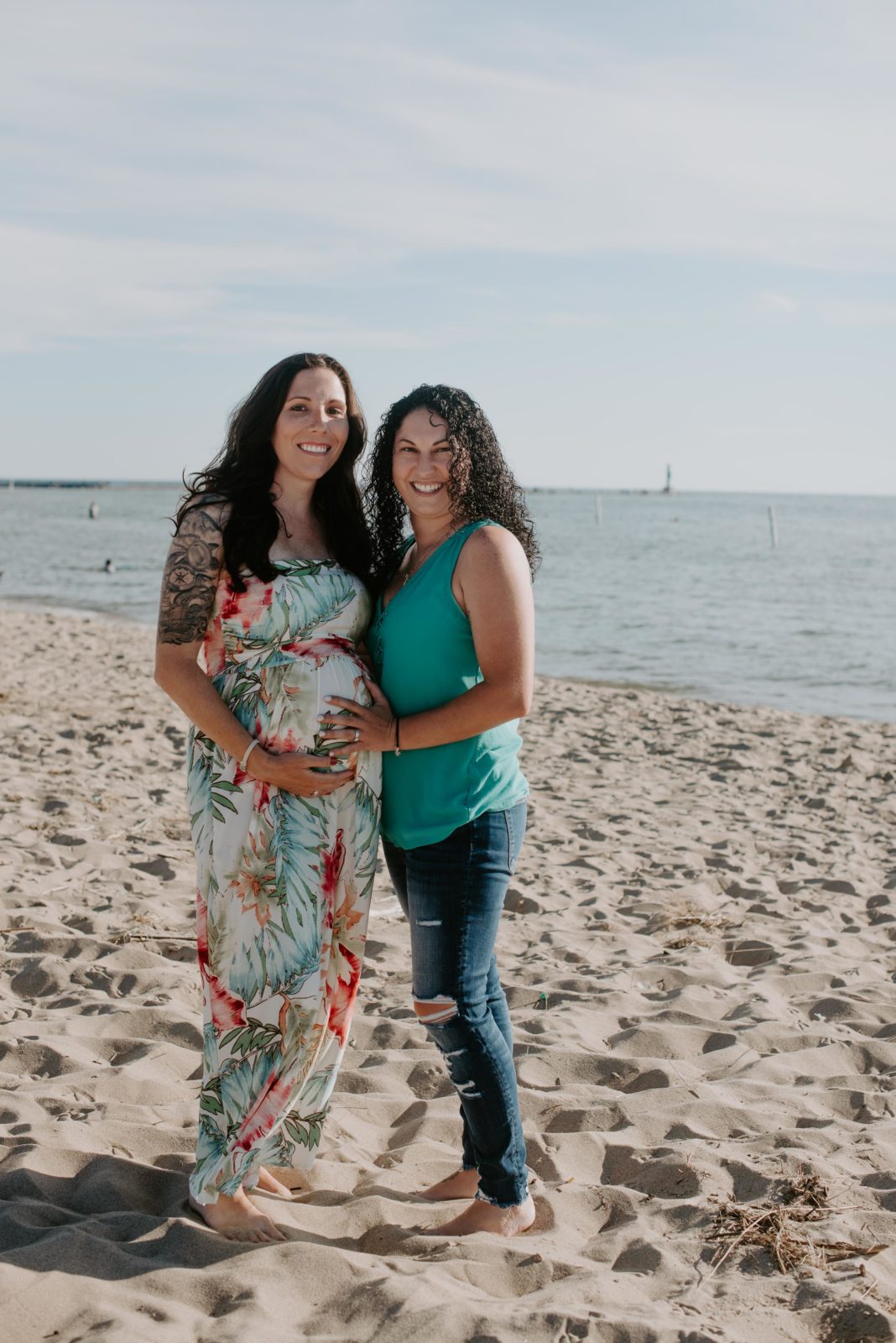 Holland State Park | LGBTQ Maternity Session | Liv Lyszyk Photography